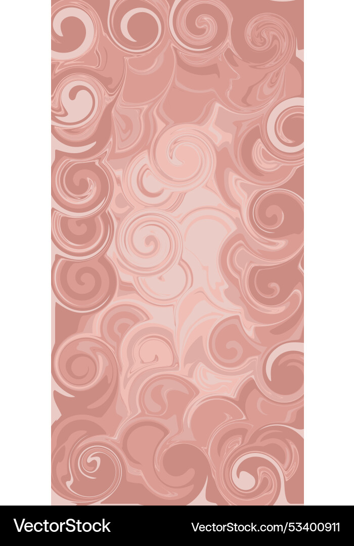 Pastel neutral fluid swirl vertical background Vector Image