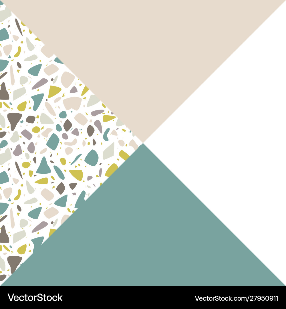 Terrazzo Stone Pattern Royalty Free Vector Image
