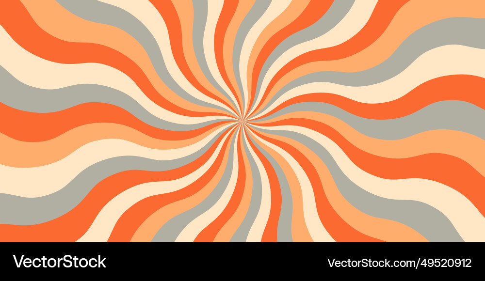 Groovy abstract background geometric psychedeelic Vector Image