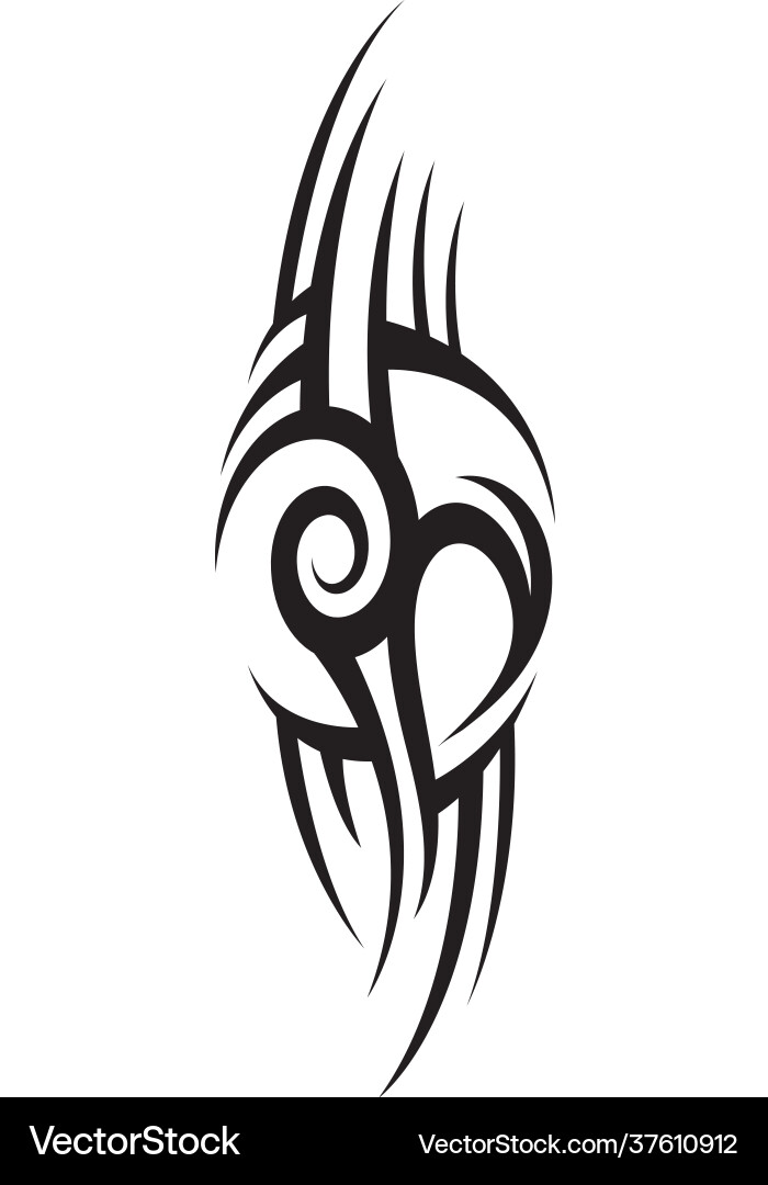 Simple Tribal Pattern Drawing