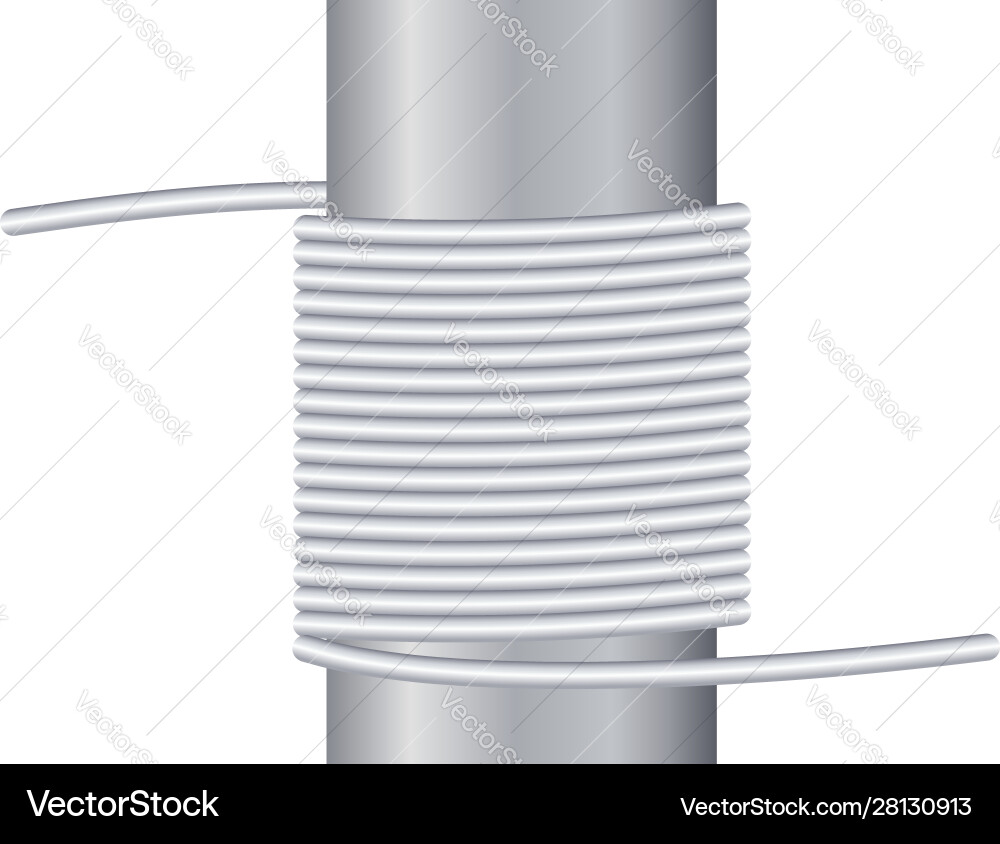 Long spring coil icon cartoon style Royalty Free Vector