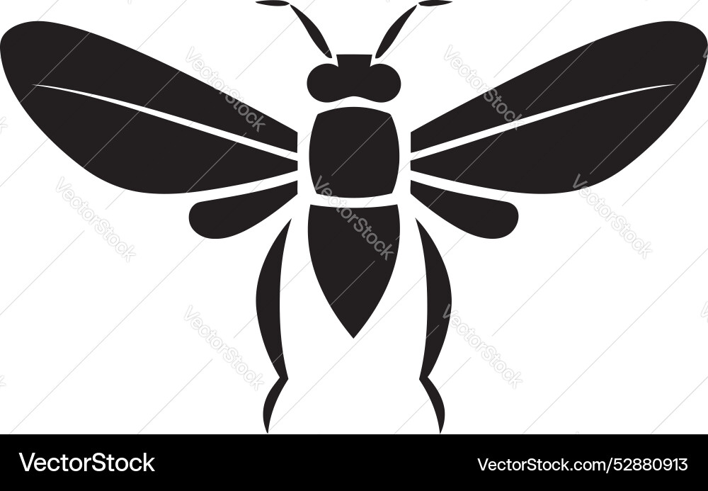 Tarantula hawk dominance logo insect kingdoms Vector Image