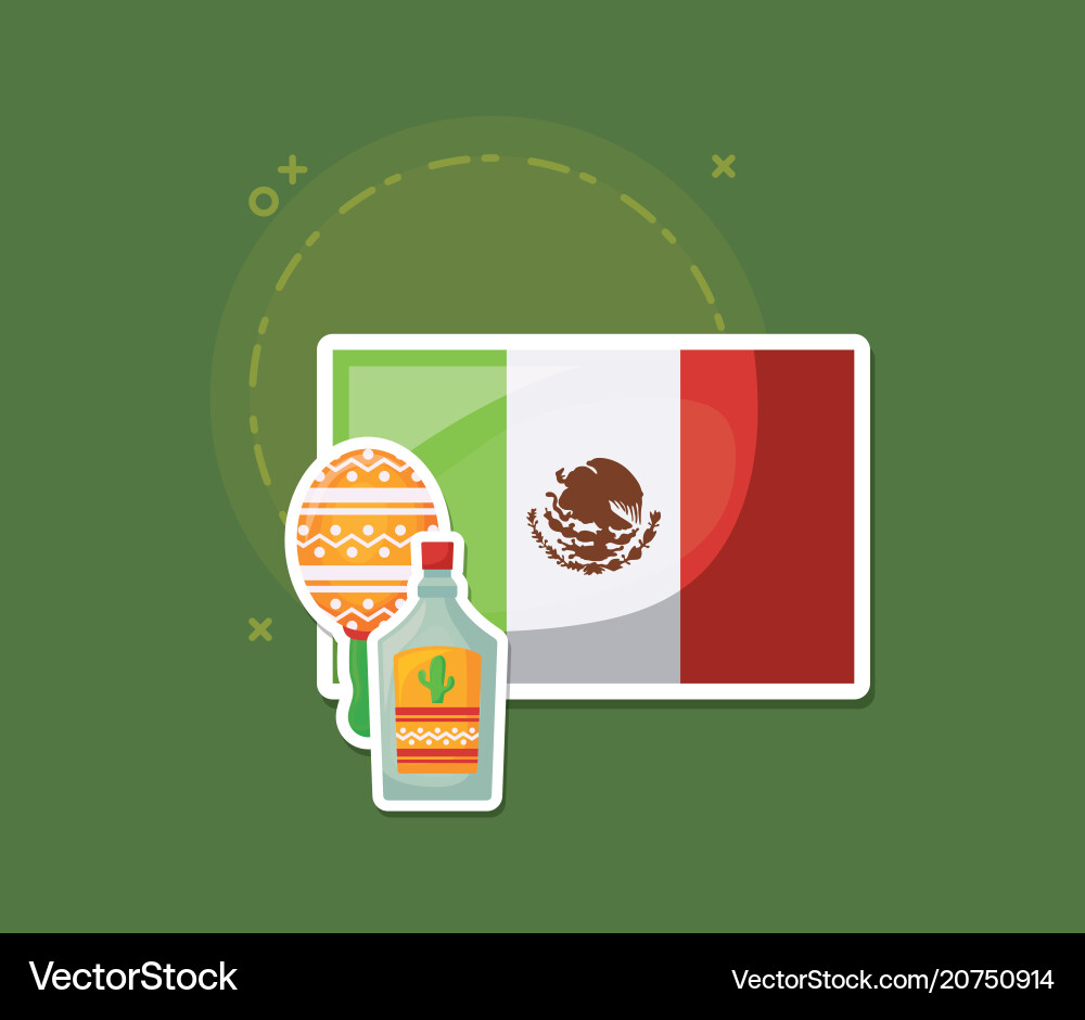 Viva mexico design Royalty Free Vector Image - VectorStock