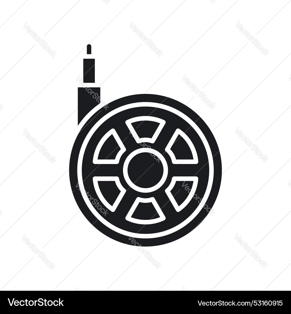 Caster wheel icon symbol on white background Vector Image