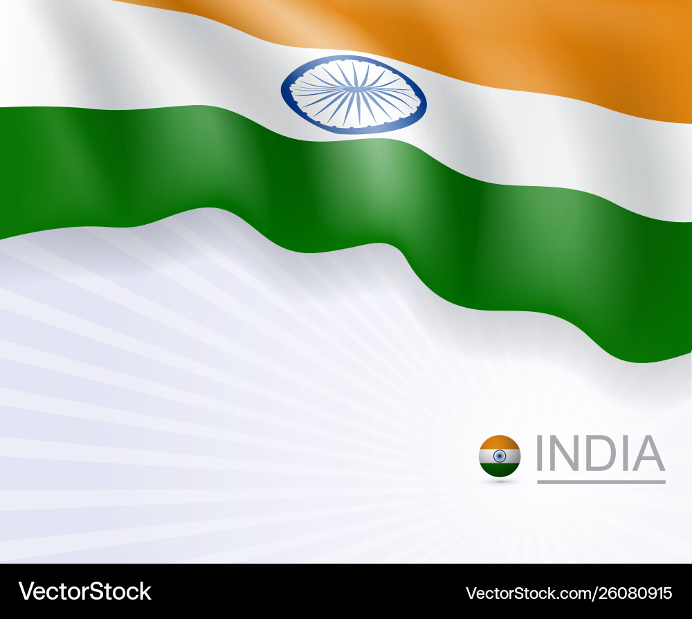 Indian flag design banner and background Vector Image
