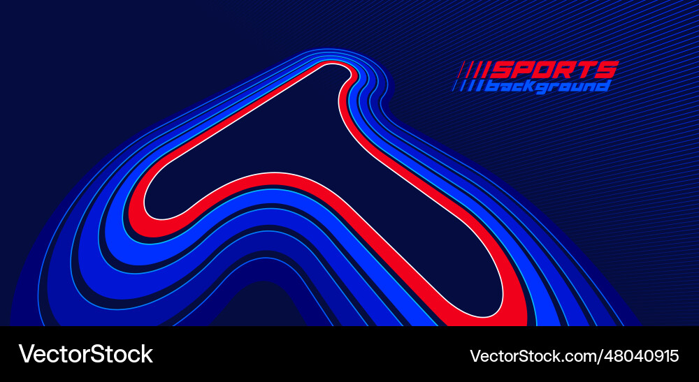 Sports activities games and racing linear Vector Image