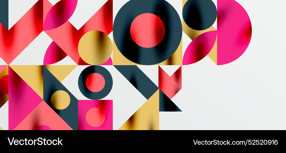 Geometric neo patterns abstract background Vector Image