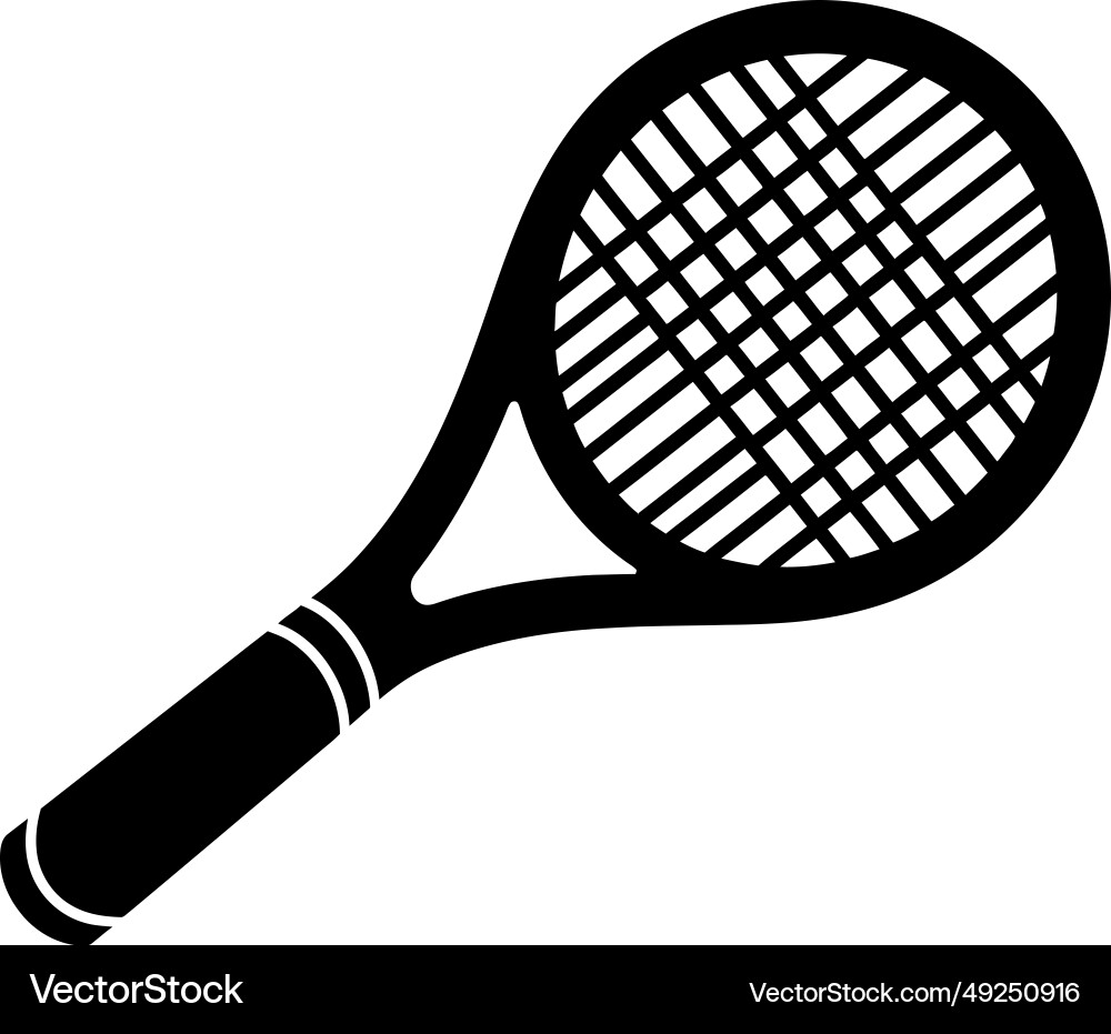 Tennis racket icon Royalty Free Vector Image - VectorStock