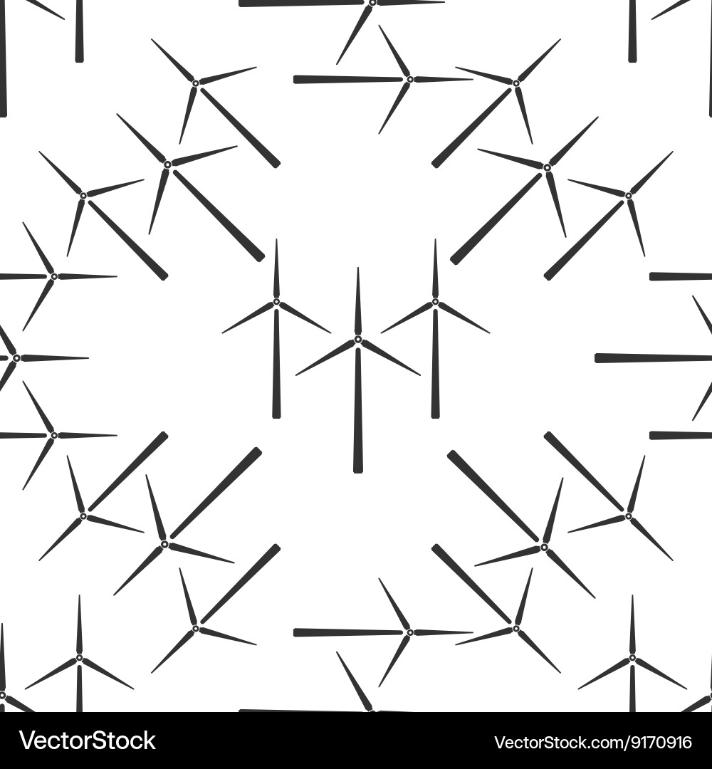 Wind generator icon pattern Royalty Free Vector Image