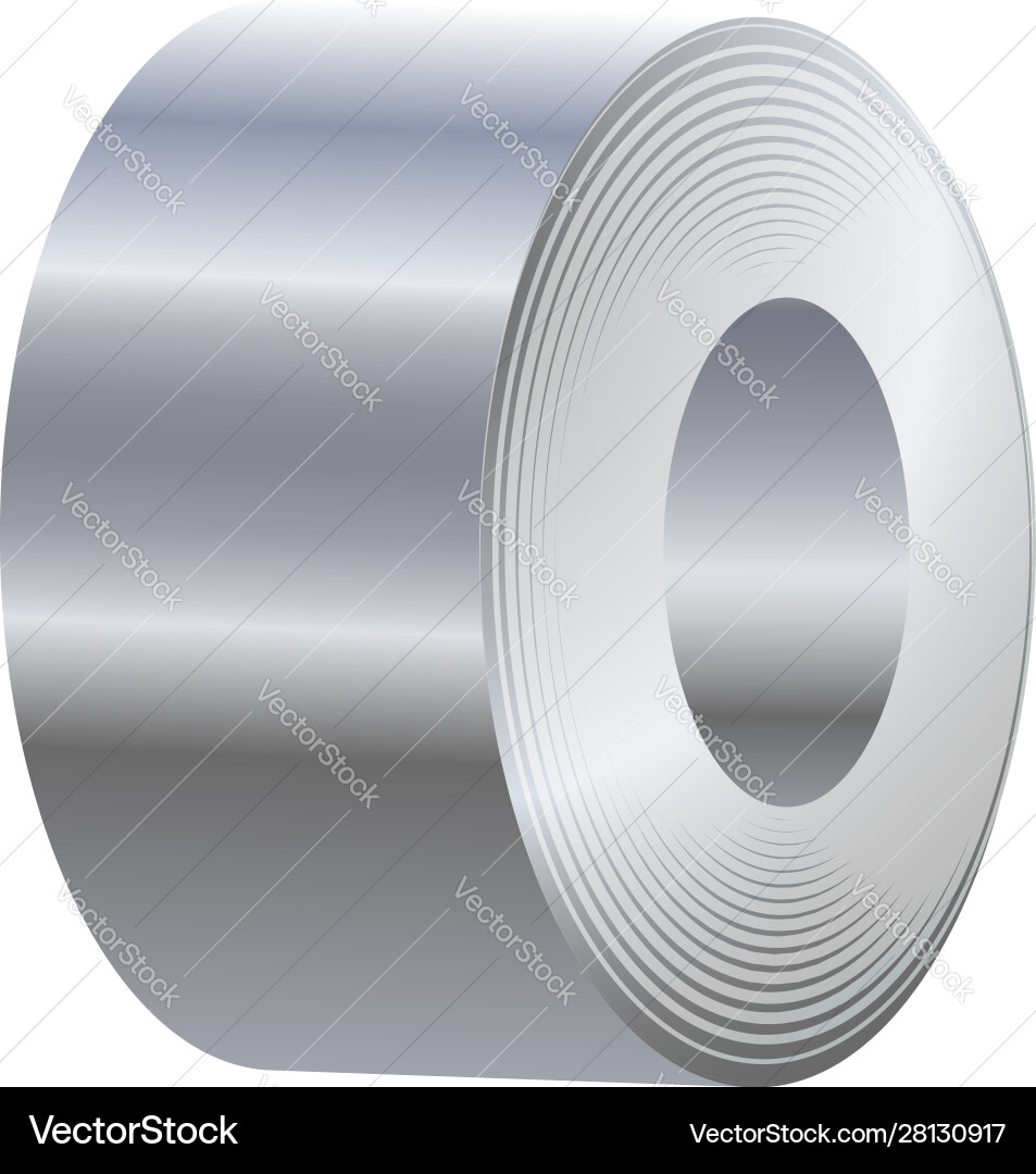 Rolled steel icon cartoon style Royalty Free Vector Image