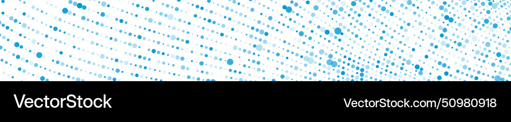 Bright blue dotted wavy lines abstract technology Vector Image