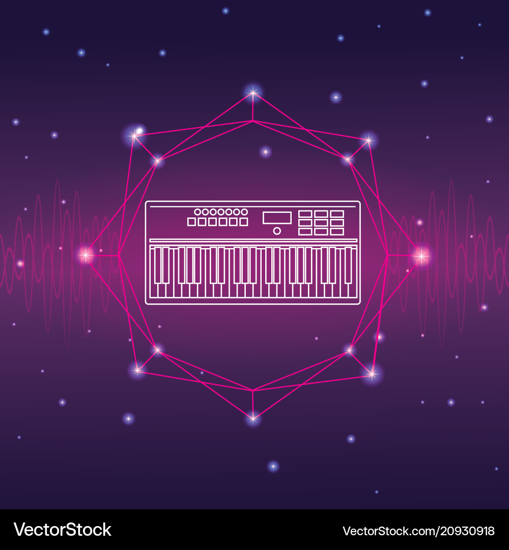 Music and technology concept Royalty Free Vector Image