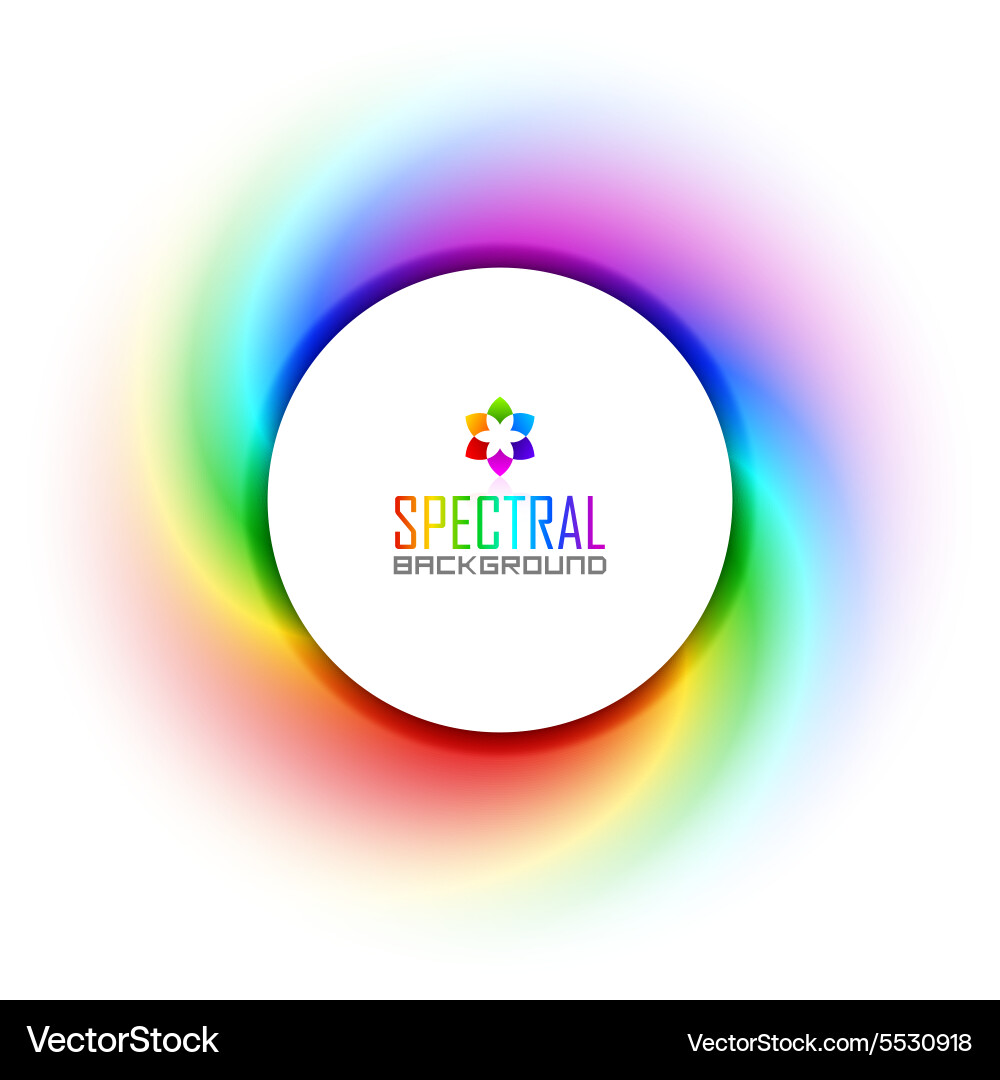 Spectral background Royalty Free Vector Image - VectorStock