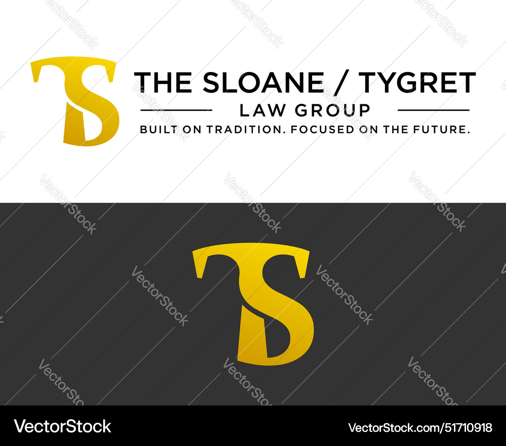 St logo Royalty Free Vector Image - VectorStock