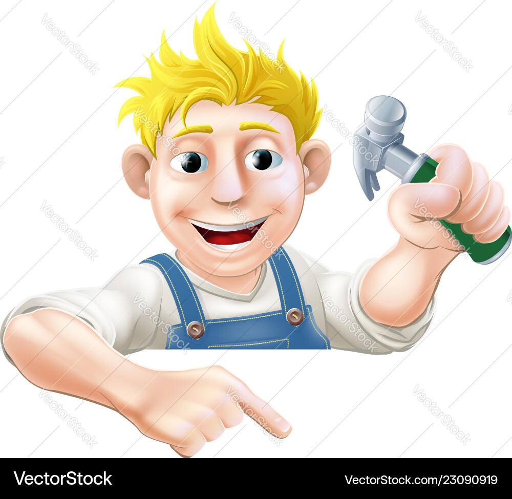 Cartoon workers sign a 2013 zi converted Vector Image