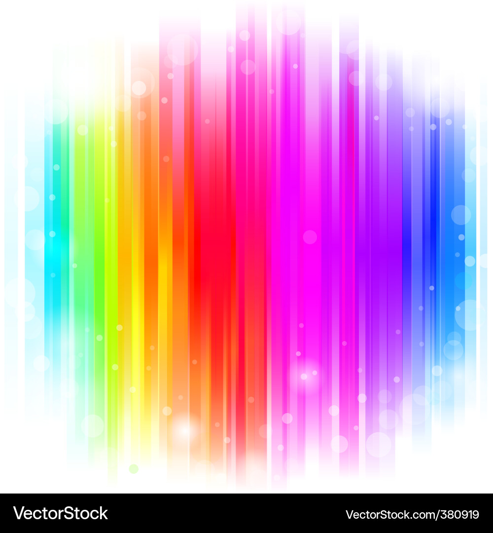 Rainbow Glow Background Royalty Free Vector Image