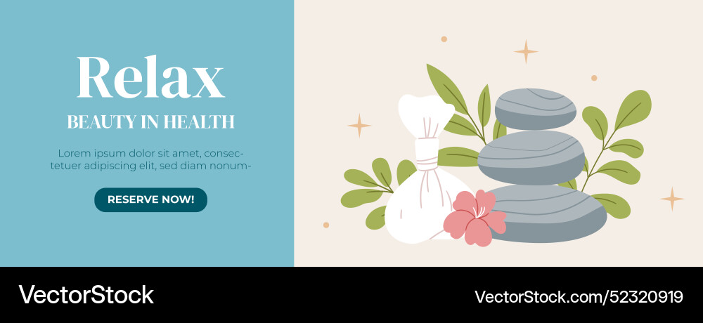 Spa template design Royalty Free Vector Image - VectorStock