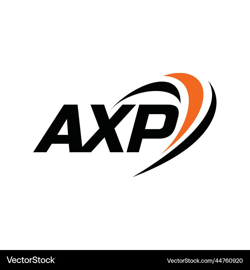 Axp monogram logo Royalty Free Vector Image - VectorStock