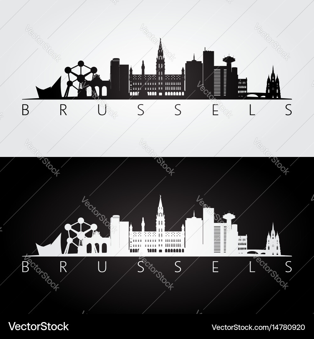 Brussels Landmarks Vector Images (over 600)