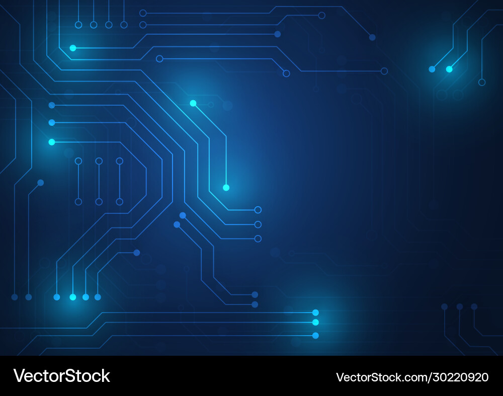 Circuit board technology background Royalty Free Vector
