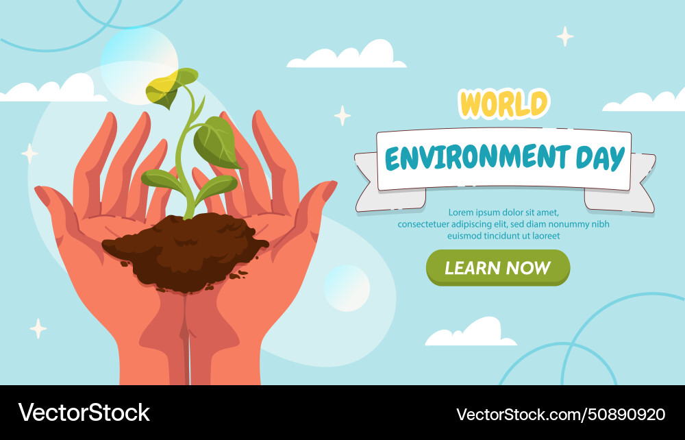 World environment day poster Royalty Free Vector Image