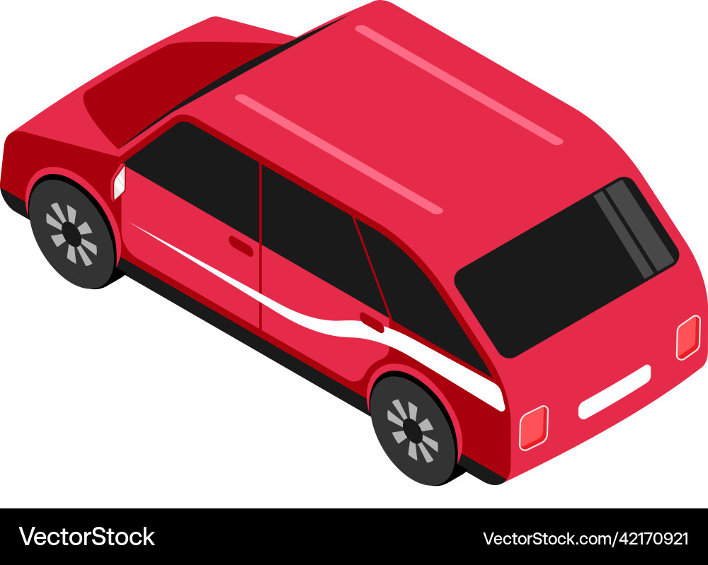 Car isometric icon Royalty Free Vector Image - VectorStock