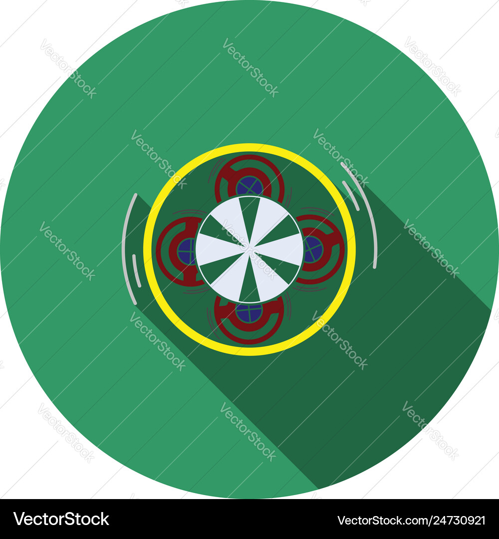 Carousel top view icon Royalty Free Vector Image