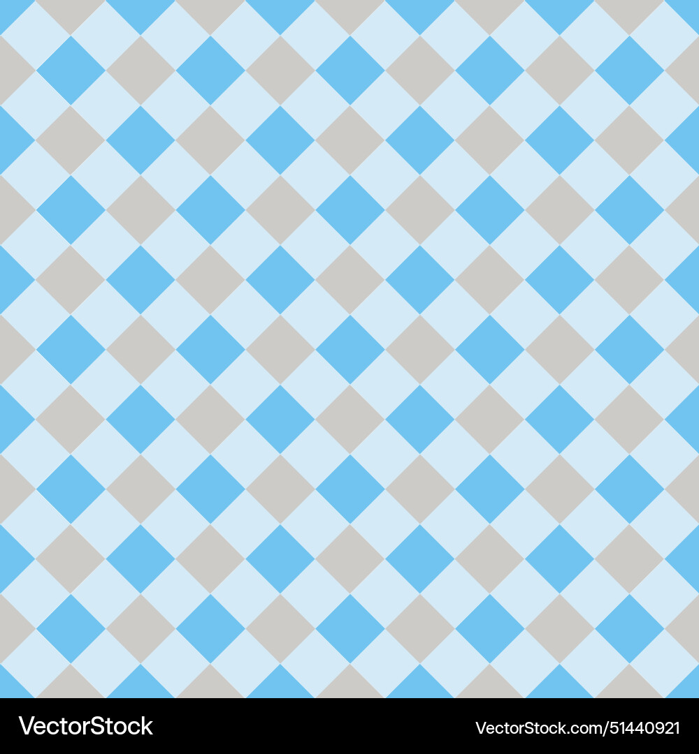 Gingham seamless pattern texture blue color from Vector Image