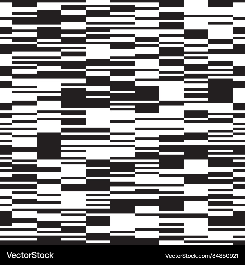 Seamless pattern with horizontal black lines Vector Image