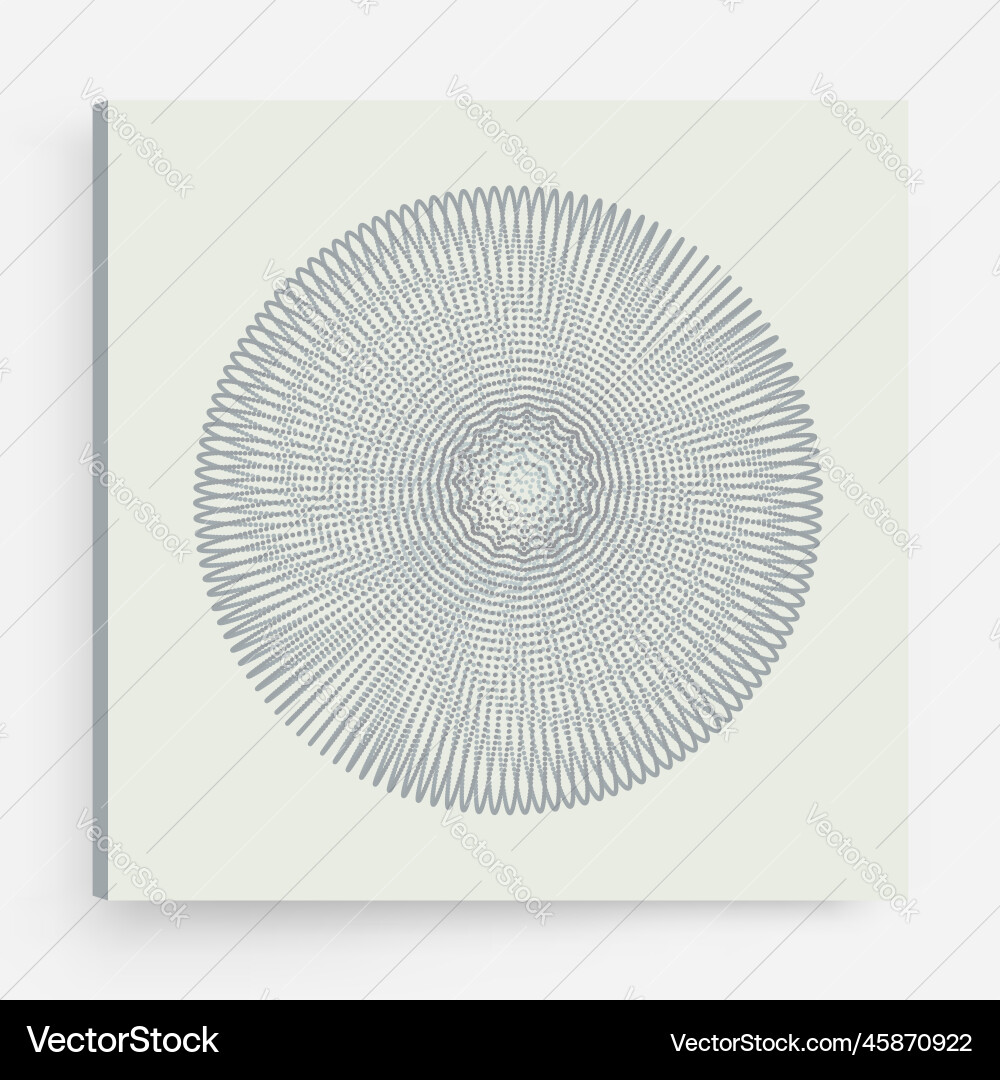 Sphere consisting of points global digital Vector Image