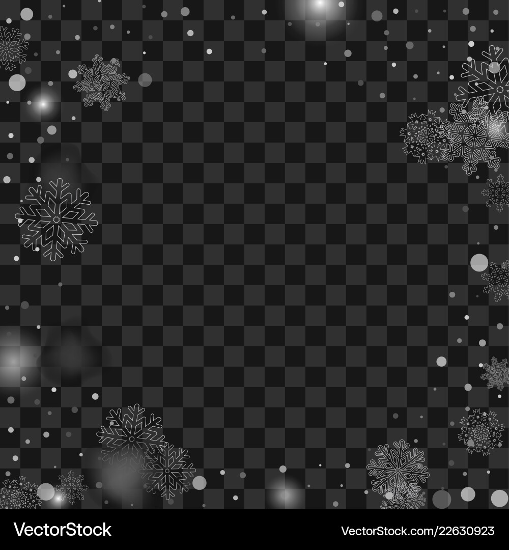 Christmas snow snowfall Royalty Free Vector Image