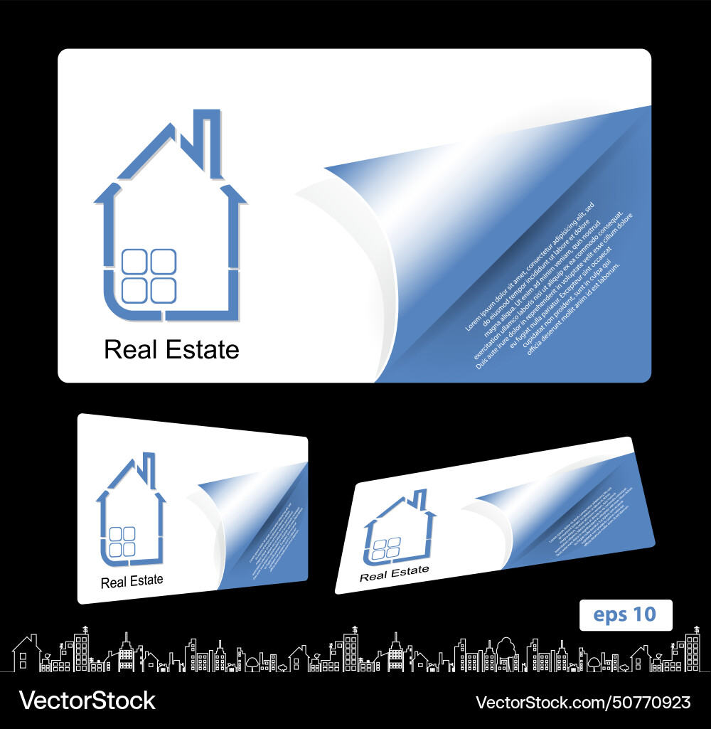 Real estate business Royalty Free Vector Image
