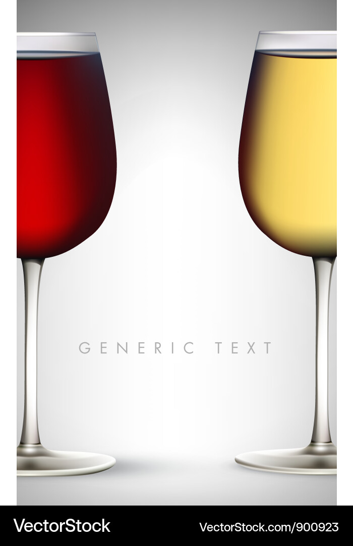 Wine glasses Royalty Free Vector Image - VectorStock