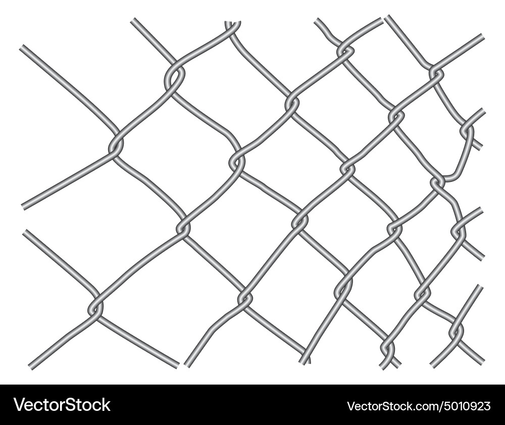 Wire fence Royalty Free Vector Image - VectorStock