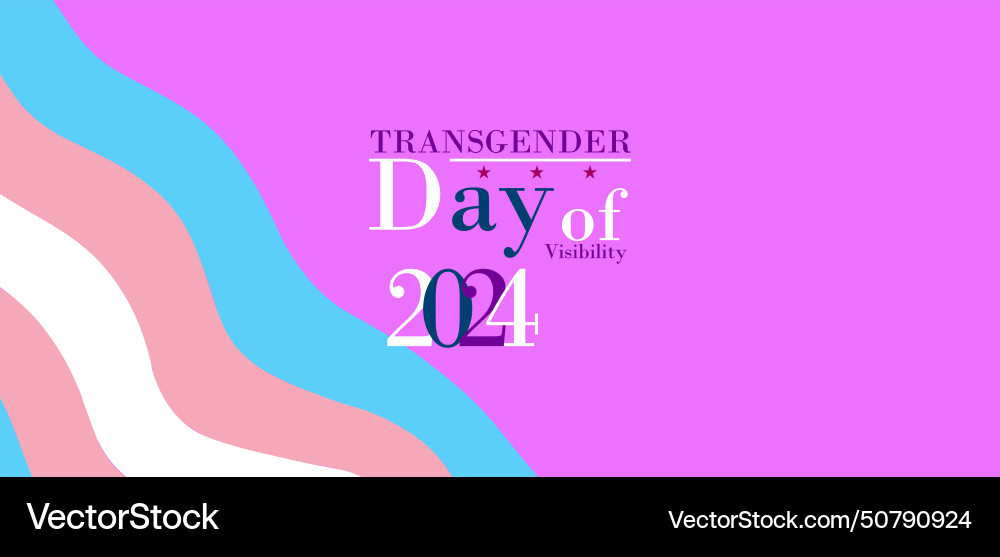 Embracing authenticity how transgender day Vector Image