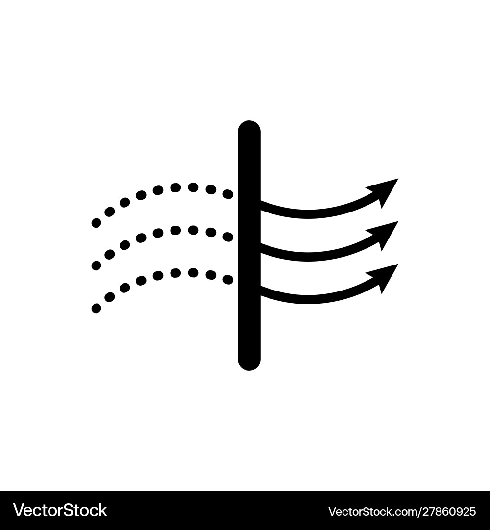 Air Purifier Filter Icon Royalty Free Vector Image