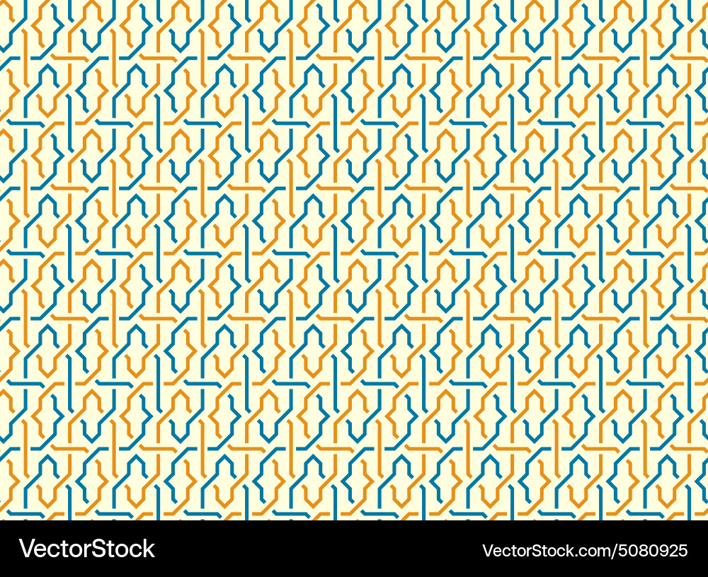 Arabic seamless pattern Royalty Free Vector Image
