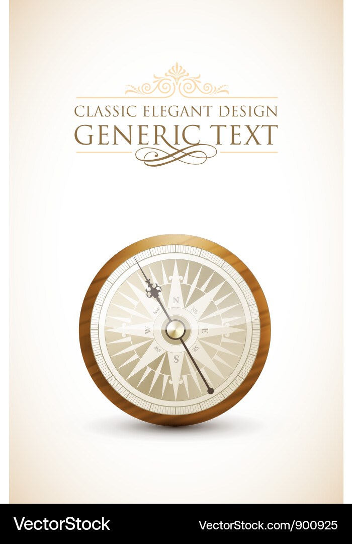 Compass Royalty Free Vector Image - VectorStock