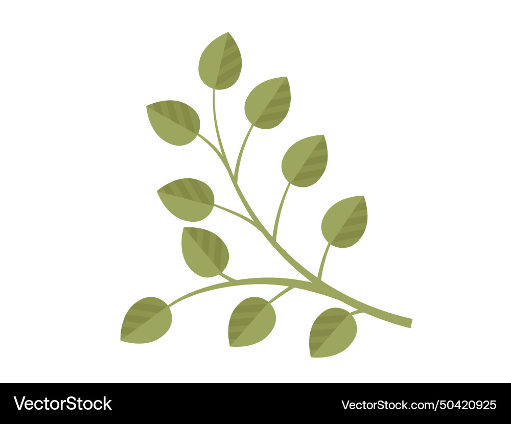 Leaves blooms and blossoms are poetic expression Vector Image