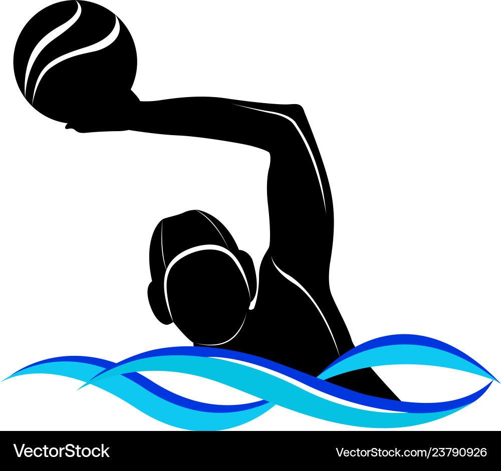 Logo water polo Royalty Free Vector Image - VectorStock