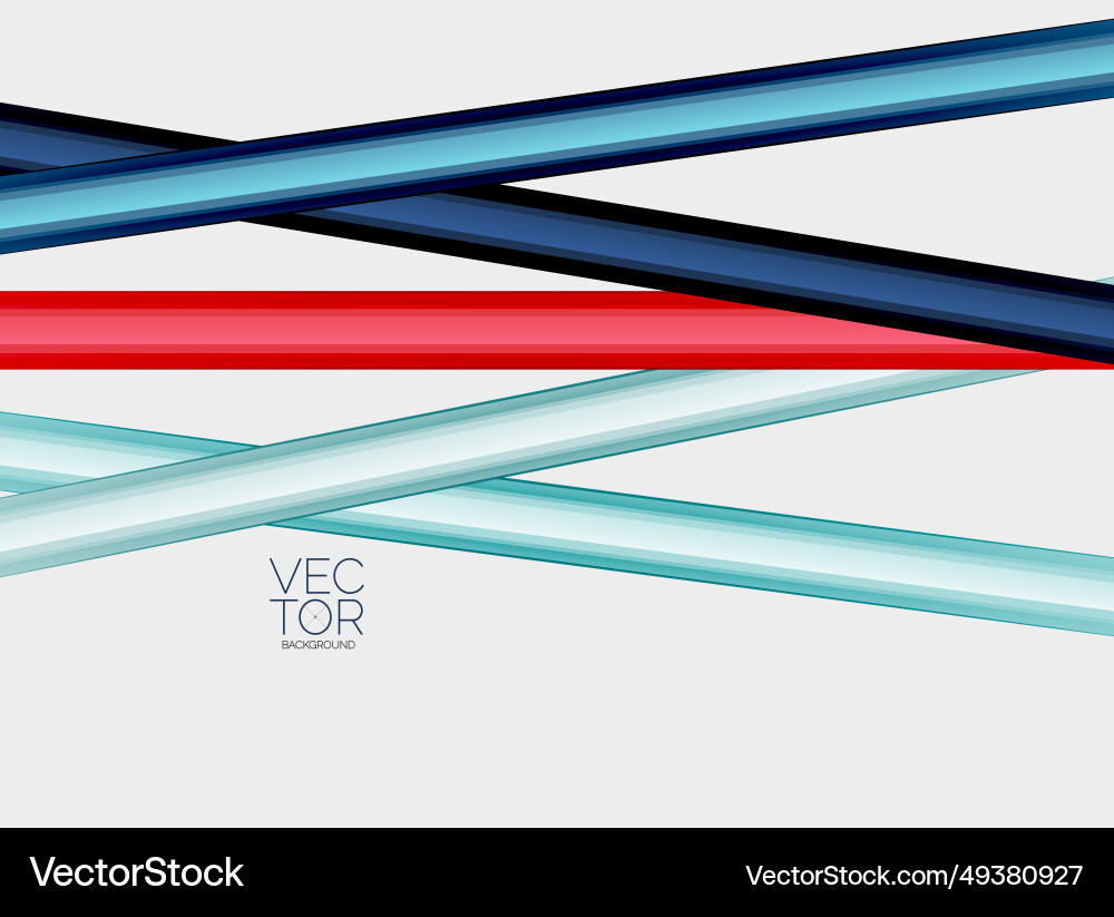 Abstract color straight lines background Vector Image