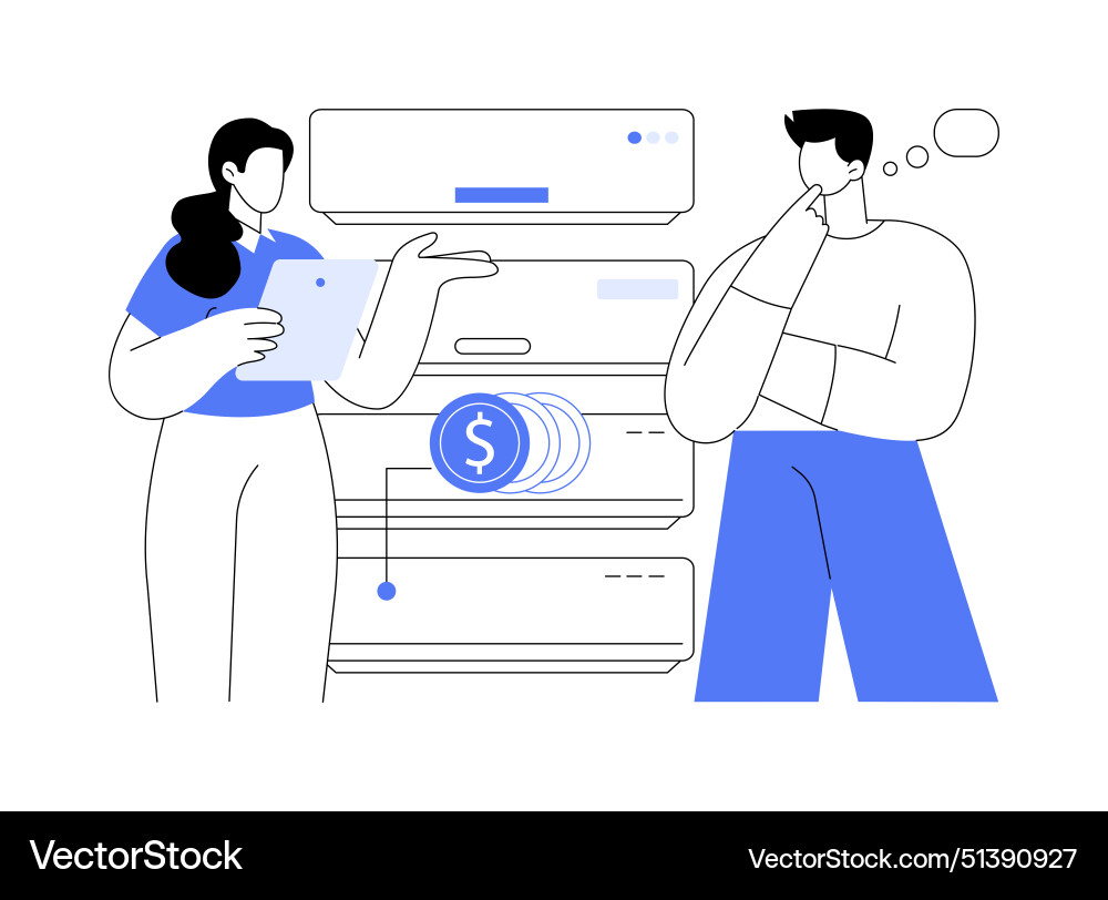 Consultant help isolated cartoon Royalty Free Vector Image