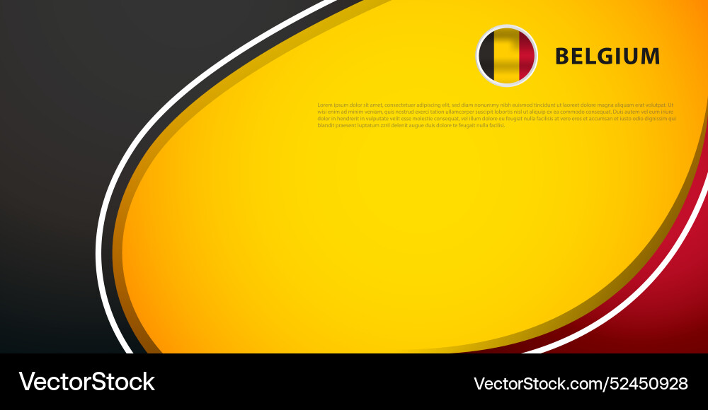 Belgium layout background concept design template – Free Vector ...