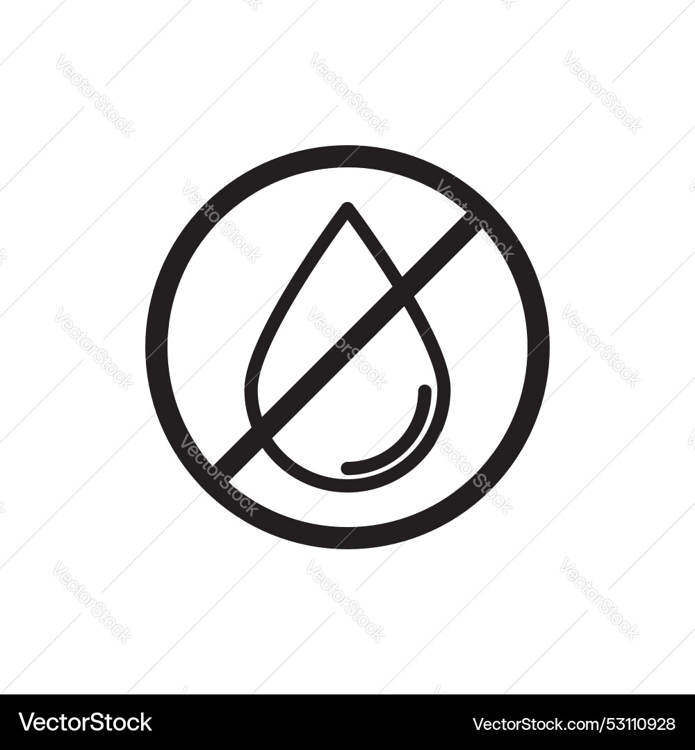 Oil free icon Royalty Free Vector Image - VectorStock