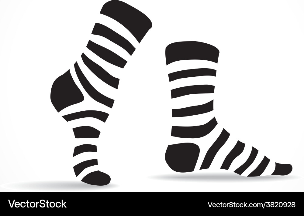 Socks Royalty Free Vector Image - VectorStock
