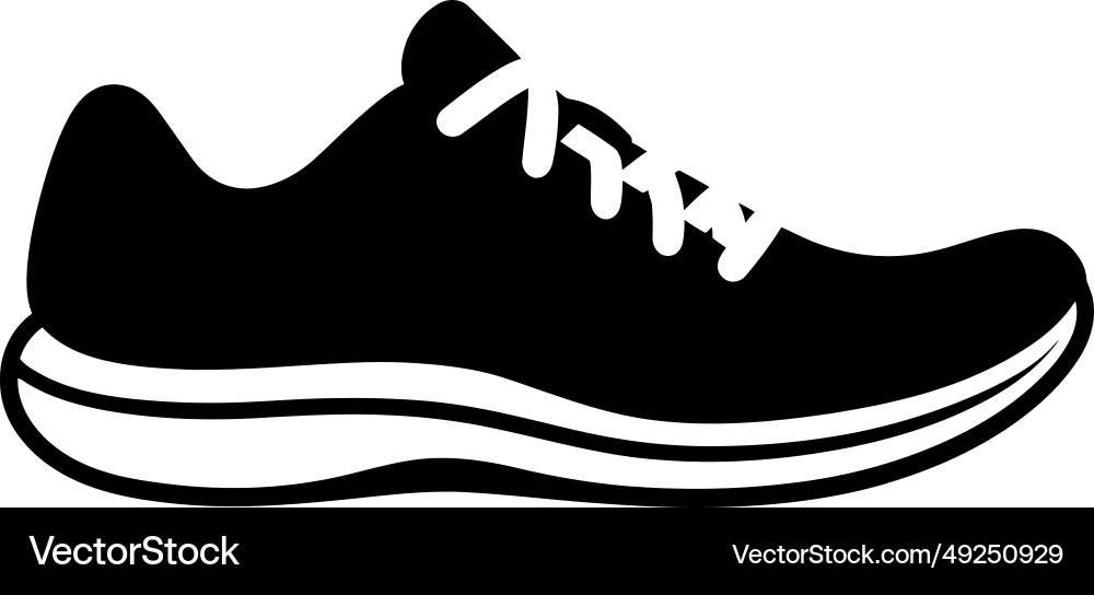 Running shoe icon Royalty Free Vector Image - VectorStock