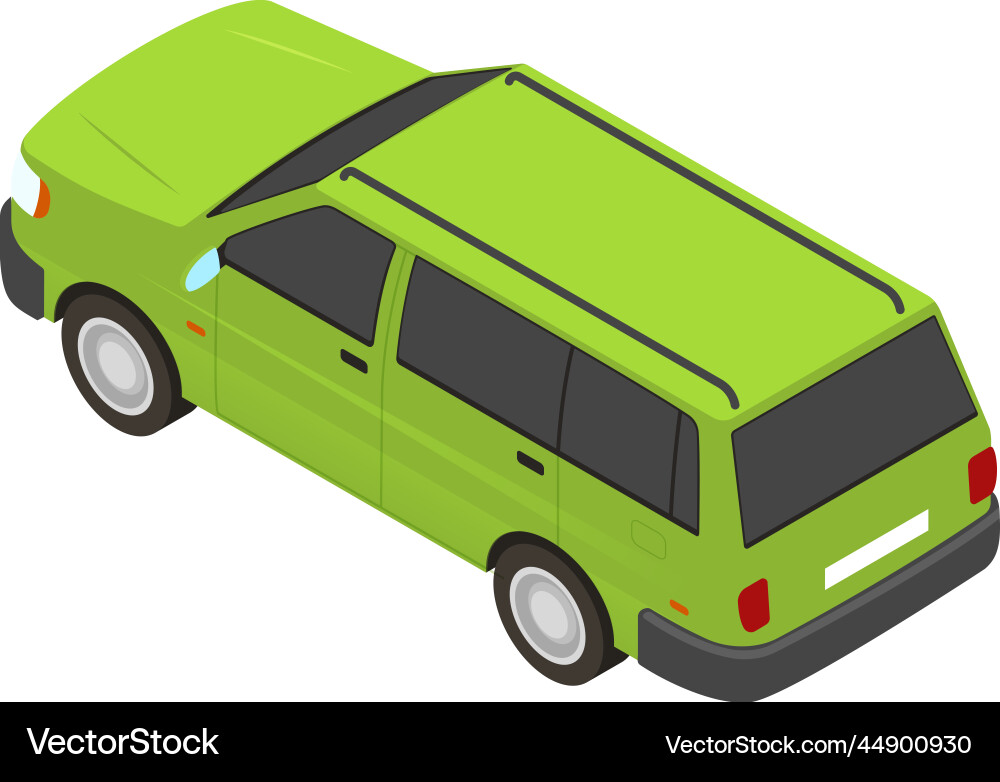 Isometric car Royalty Free Vector Image - VectorStock