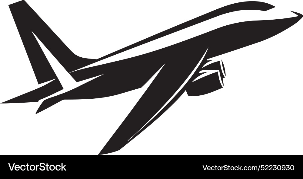 Jetplane materials balancing strength and weight Vector Image