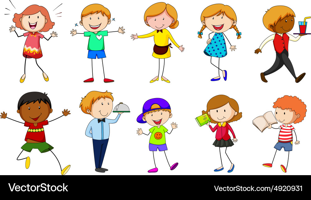 Children Royalty Free Vector Image - VectorStock