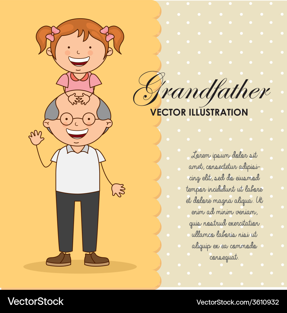 Grandfather Royalty Free Vector Image - VectorStock